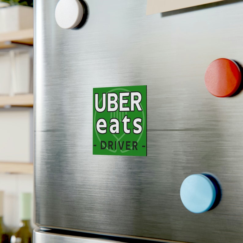 Uber Eats Driver Square Magnet - Etsy