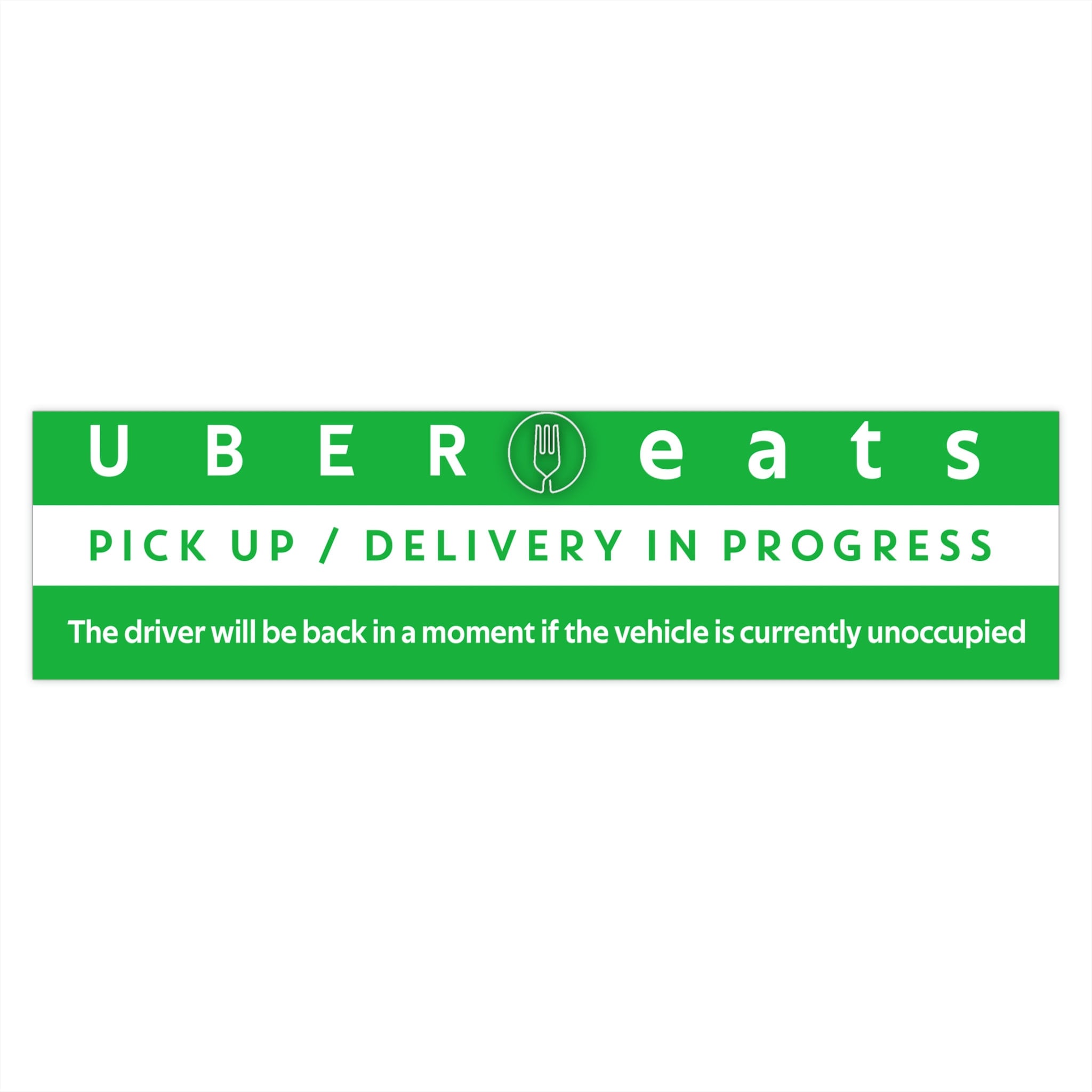 Uber Eats Printable Delivery In Progress Sign New Zealand Ph