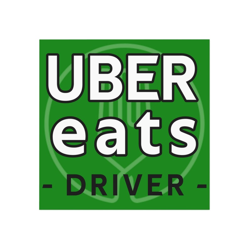 Uber Eats Driver Square Magnet - Etsy