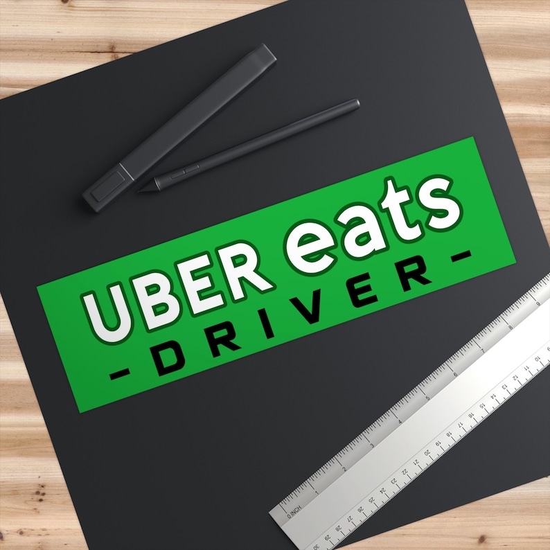Bumper, Car Door Stickers, Uber Eats Driver - Etsy