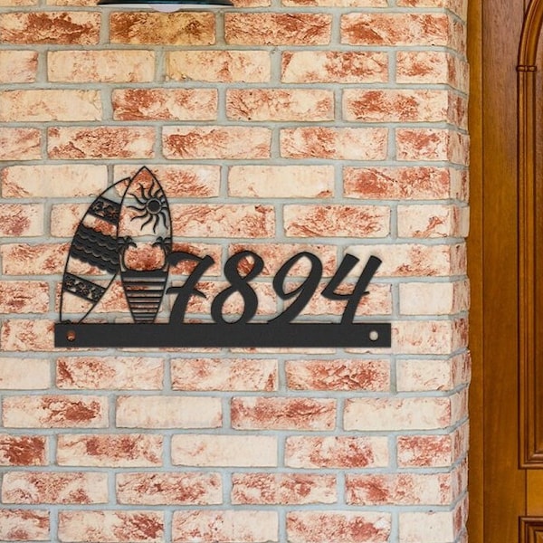 Beach House Numbers - Etsy