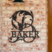 Custom Family Name Metal Gate Sign / Custom Outdoor Sign - Etsy