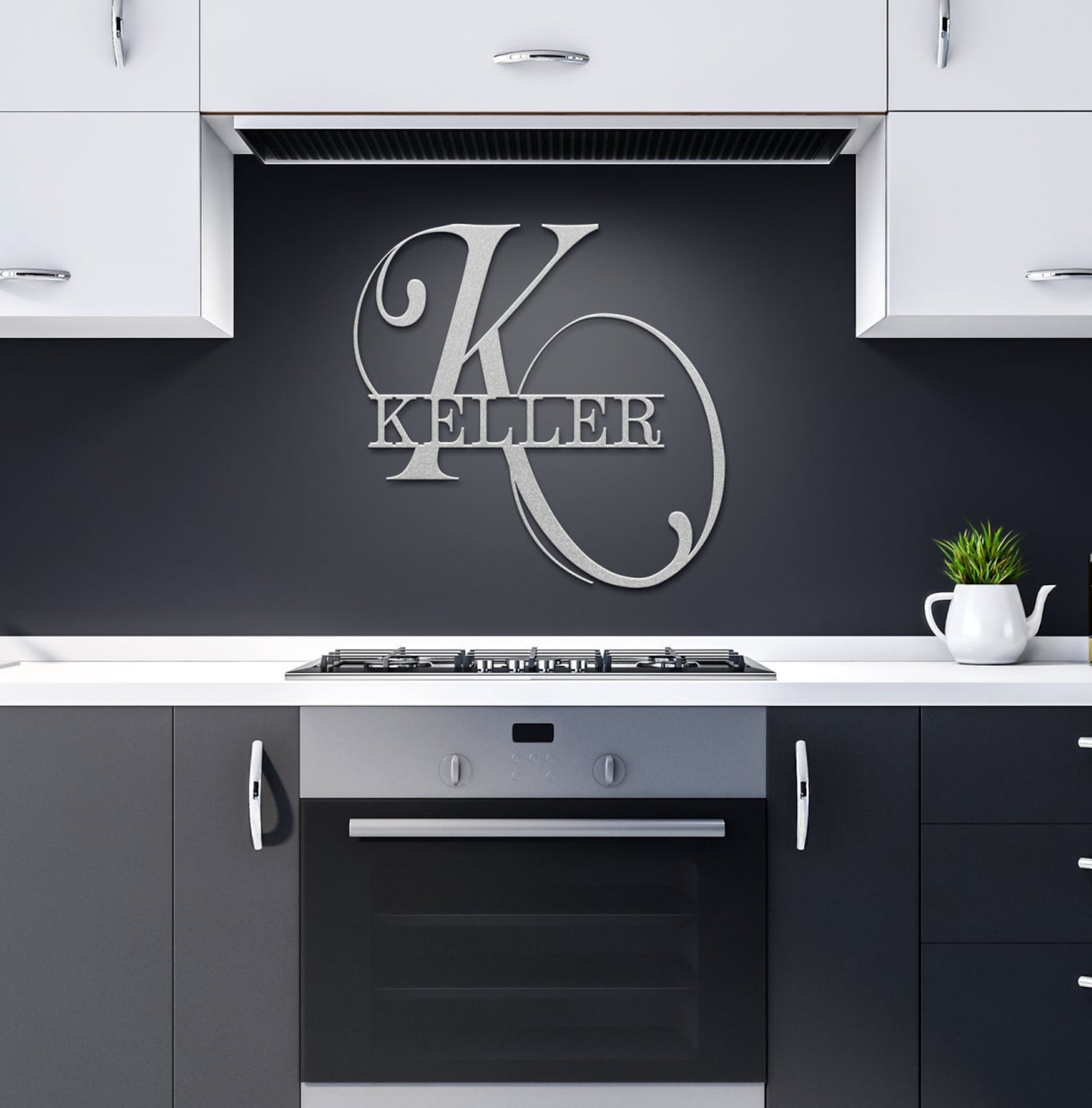 Personalized Monogram Gate Sign / Custom Front Door Sign / Family Name ...