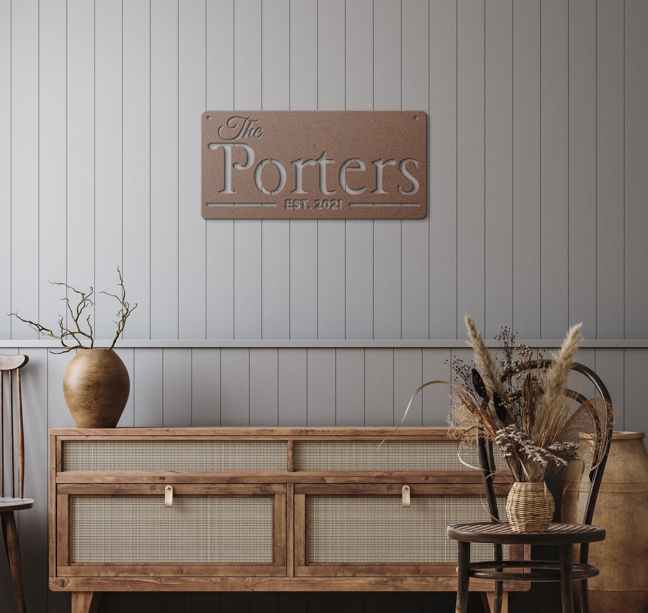 Custom Family Name Metal Gate Sign / Custom Outdoor Sign - Etsy