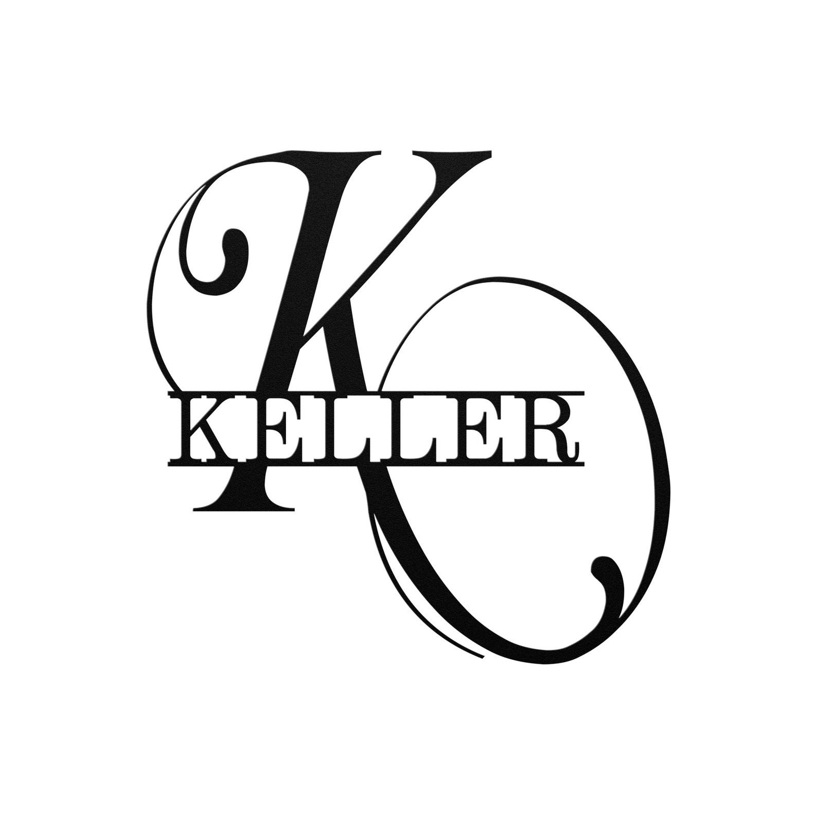 Personalized Monogram Gate Sign / Custom Front Door Sign / Family Name ...