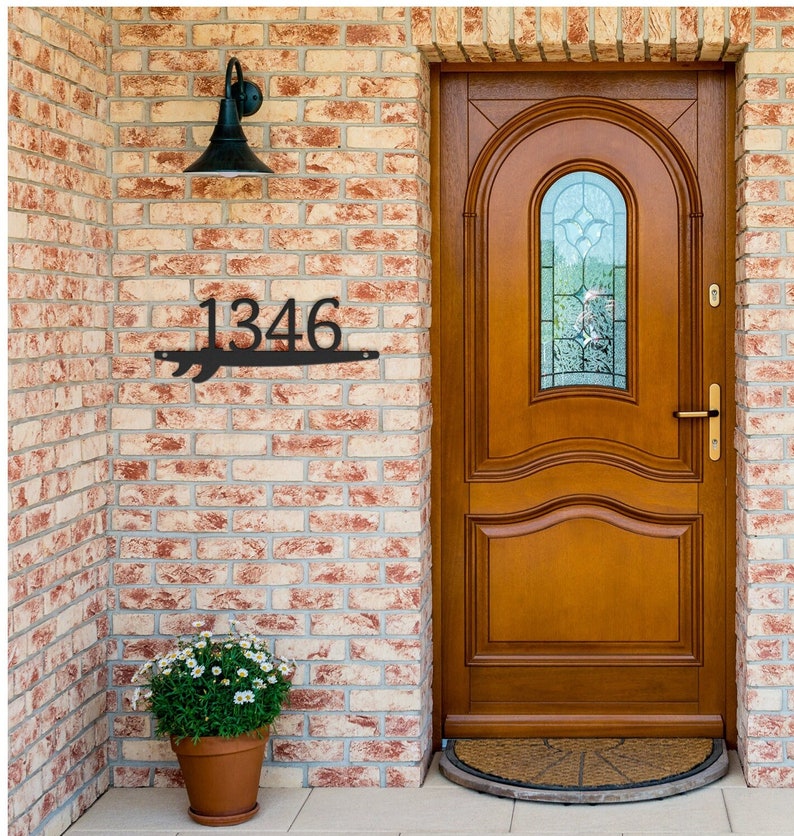 Surfboard House Numbers / Surfboard Front Door Address - Etsy