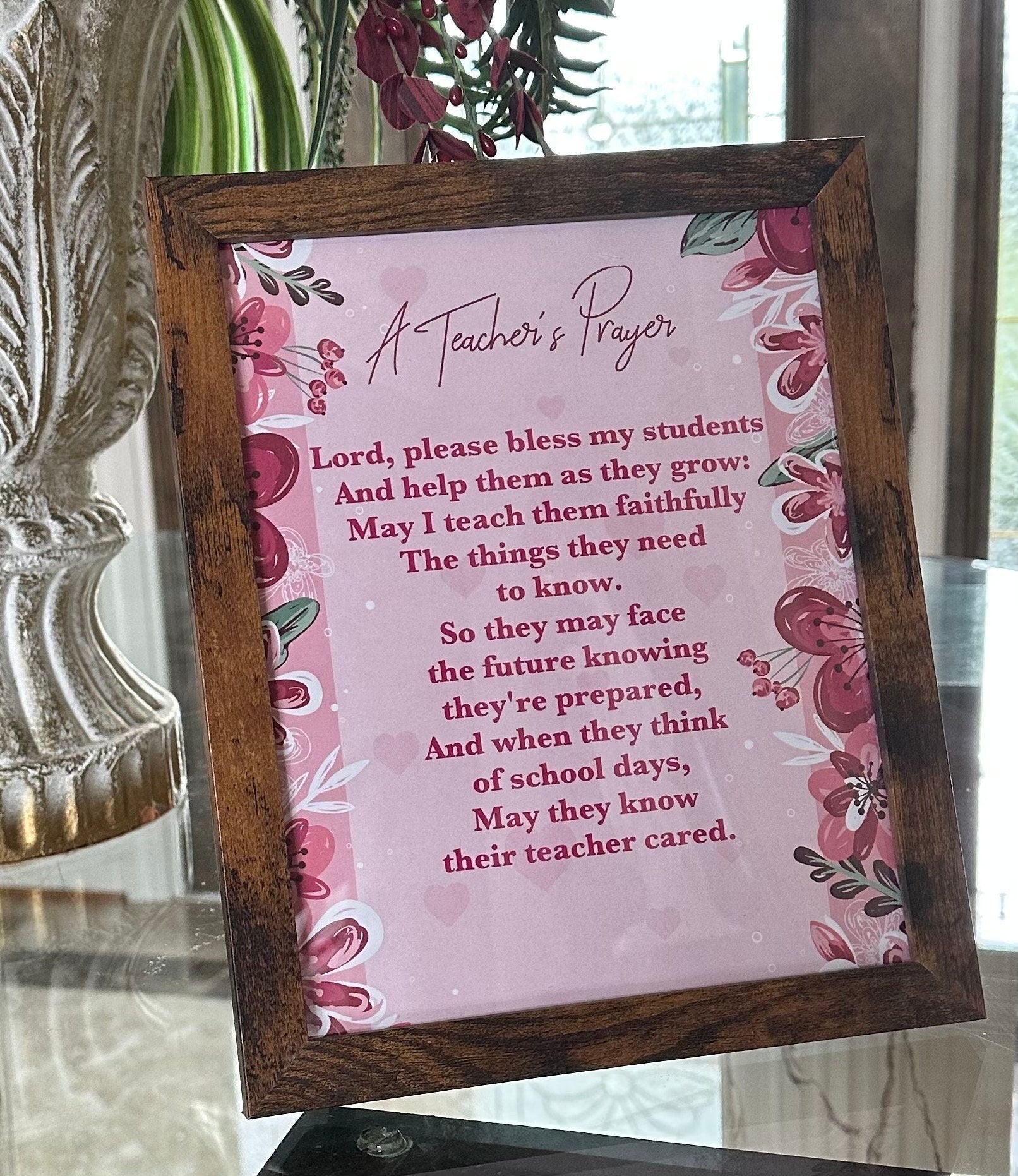 A Teacher's Prayer Poster, Unframed Digital Print - Etsy