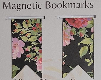 Girls Reading 2 Magnetic Bookmarks Booklover Books - Etsy