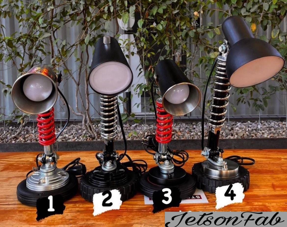 Rustic Lamp Made From Car Parts - Etsy