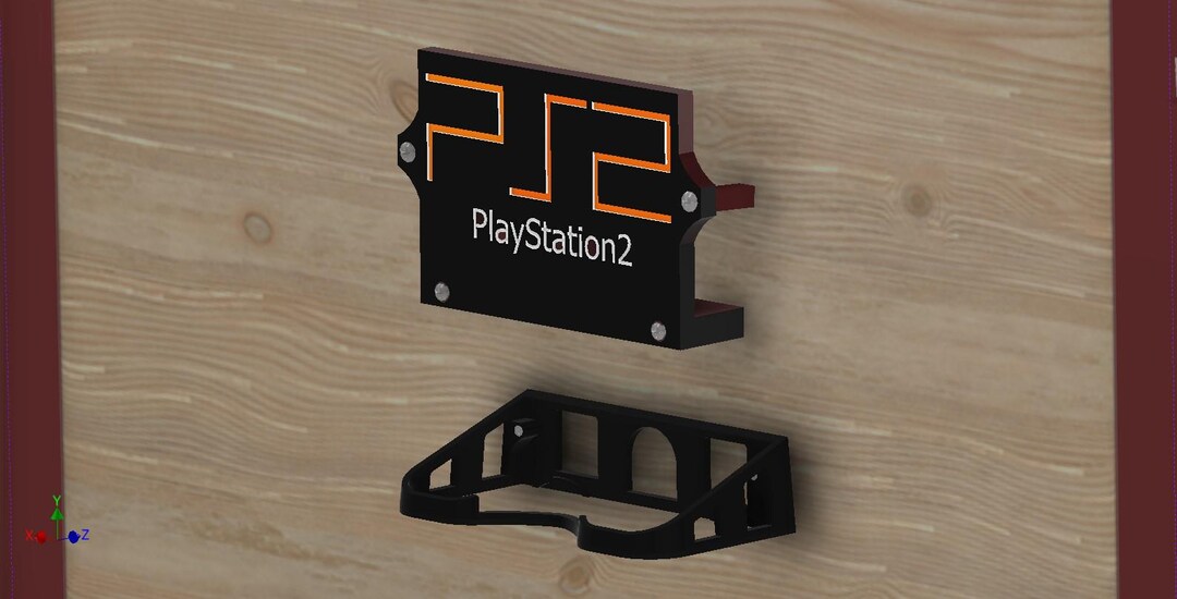 PS2 Screw in Set up for Console/ Controller 3D Model - Etsy