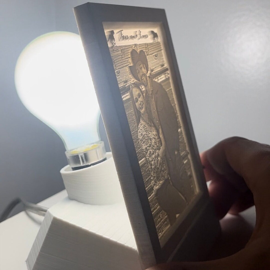 3D Design Stand for Lithophanes please State Customer Info in Order - Etsy