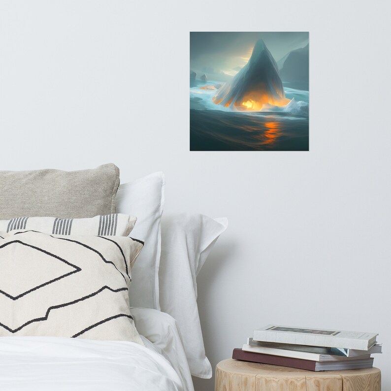 Lonely Iceberg Poster - Etsy