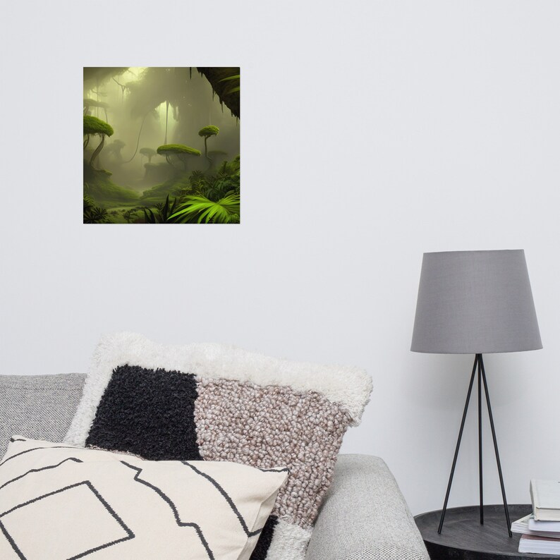 Alien Rainforest Poster - Etsy