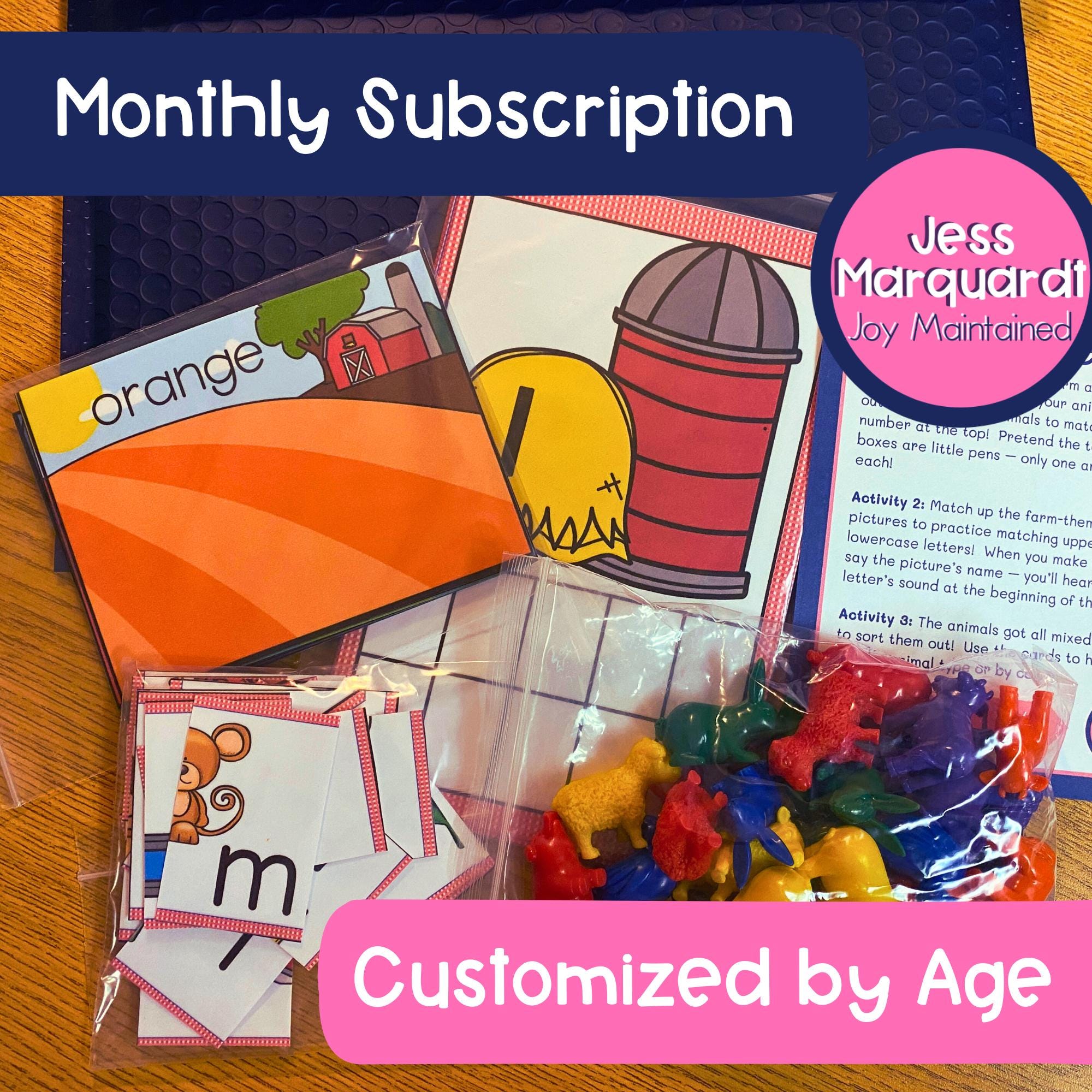 Monthly Subscription for Kids! - Developmental & Educational Activities ...