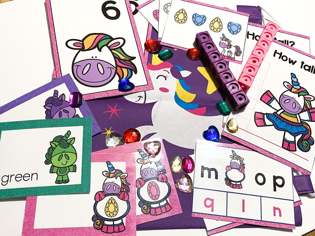 Unicorn Activity Bag - Play & Learn - Etsy