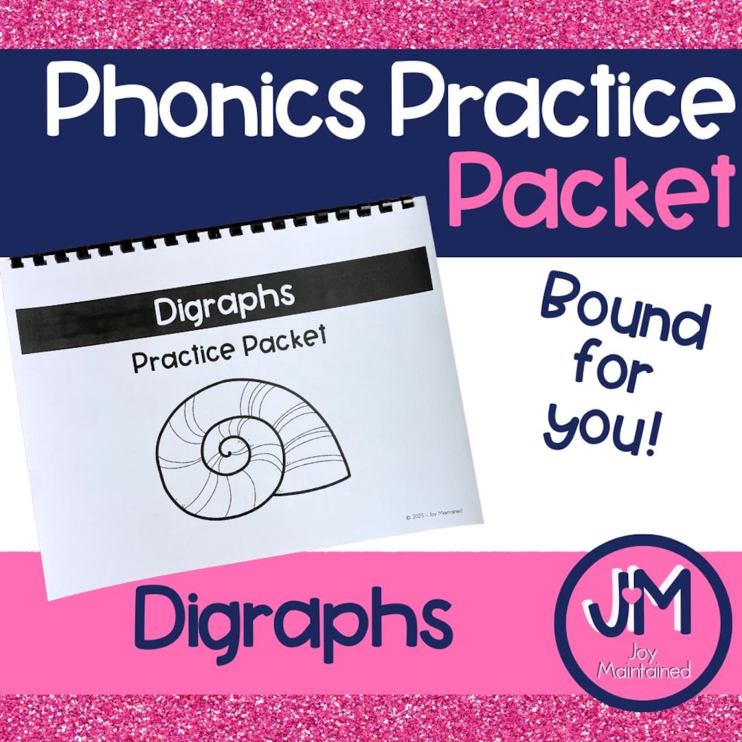 Digraphs Practice Workbook – Phonics, Reading & Writing Activities - Etsy