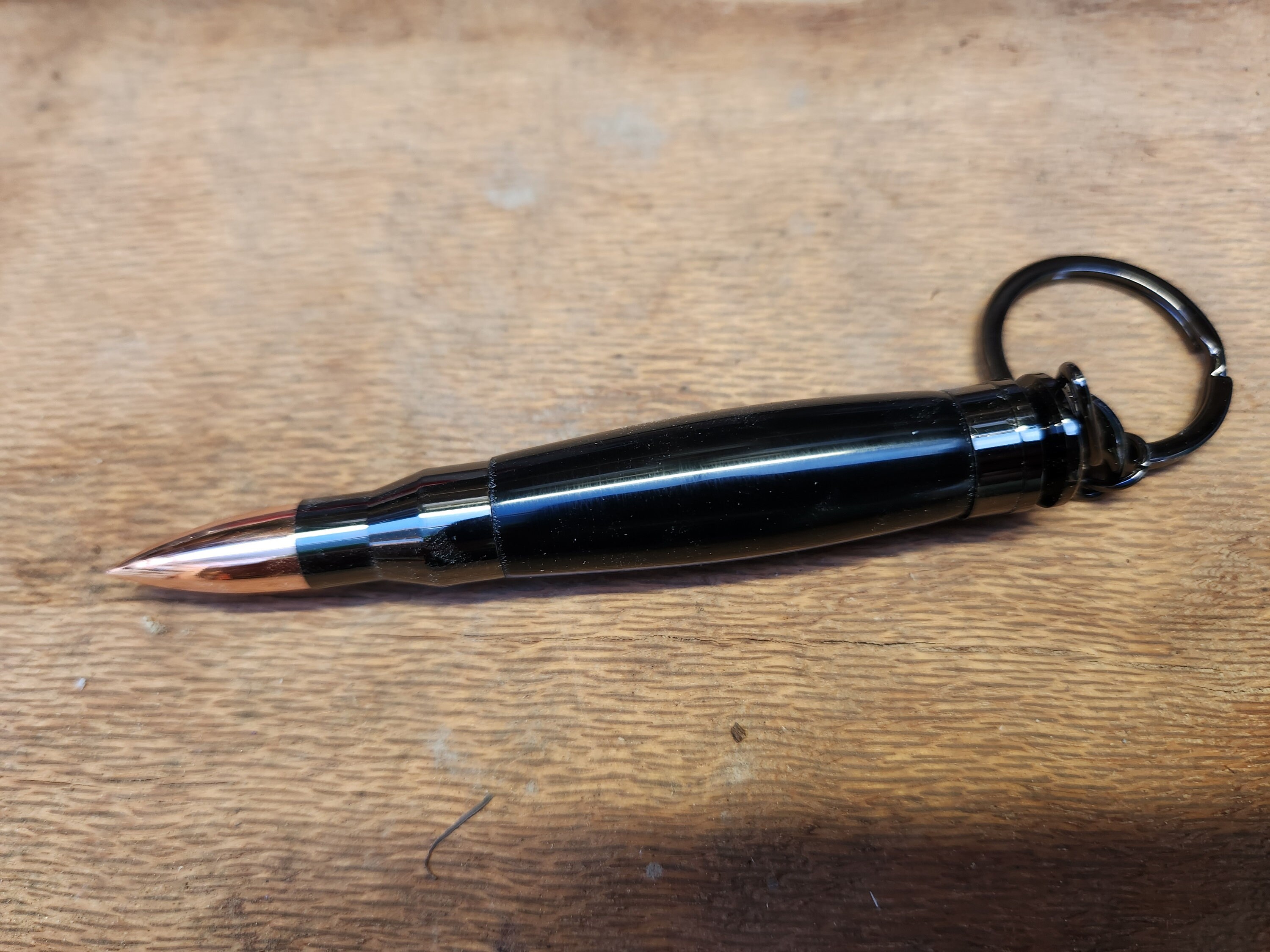 Blue Line Bullet Key Chain - Etsy