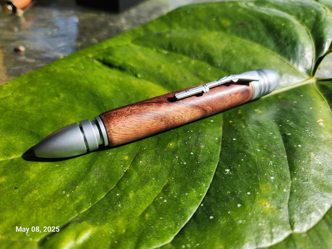 Koa Civil War Twist Pen With Satin Highlights - Etsy