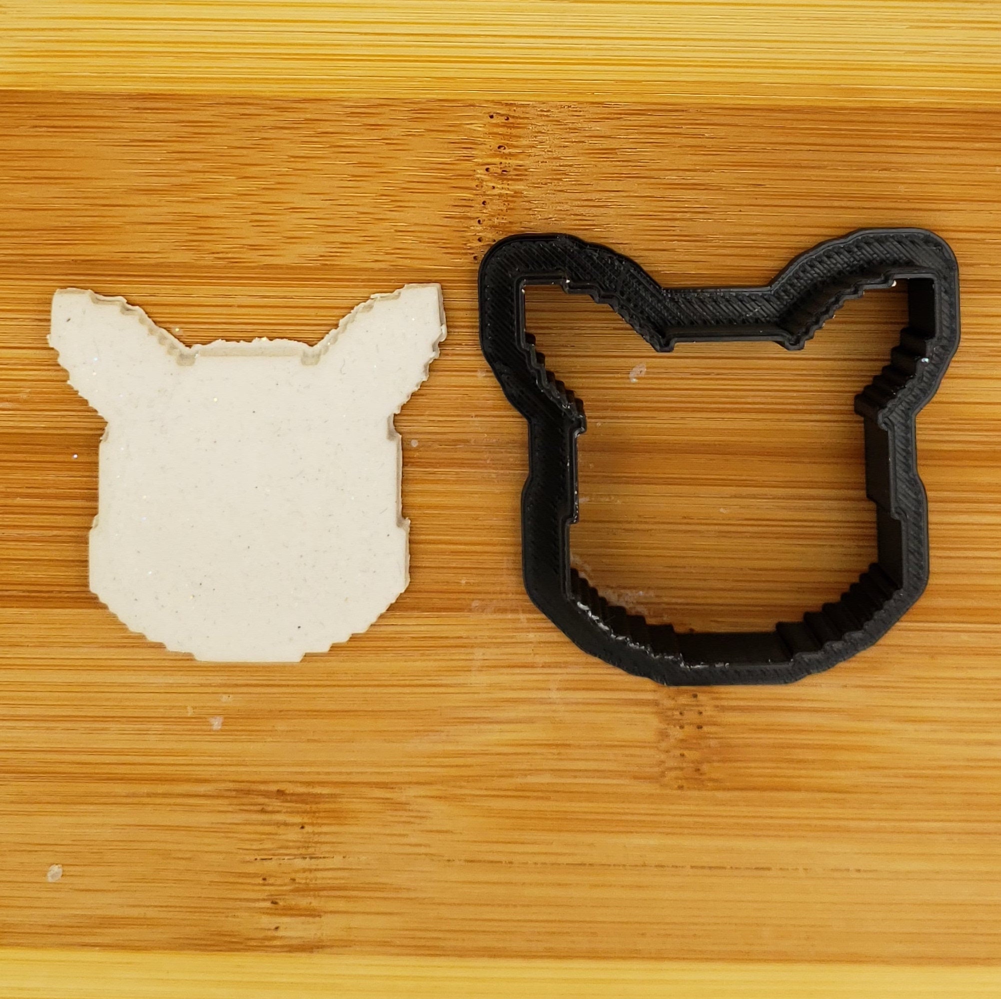 Pixel Pikachu Head Shaped Plastic Cookie Cutter 8 Bit Cookie Cutter ...