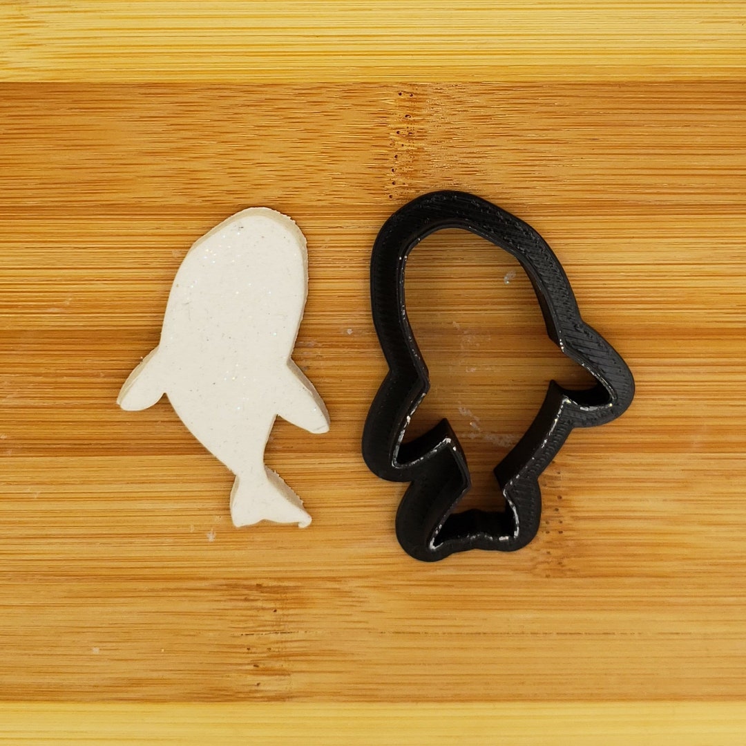 Shark Shaped Plastic Cookie Cutter - Polymer Clay Cutter - Fondant ...