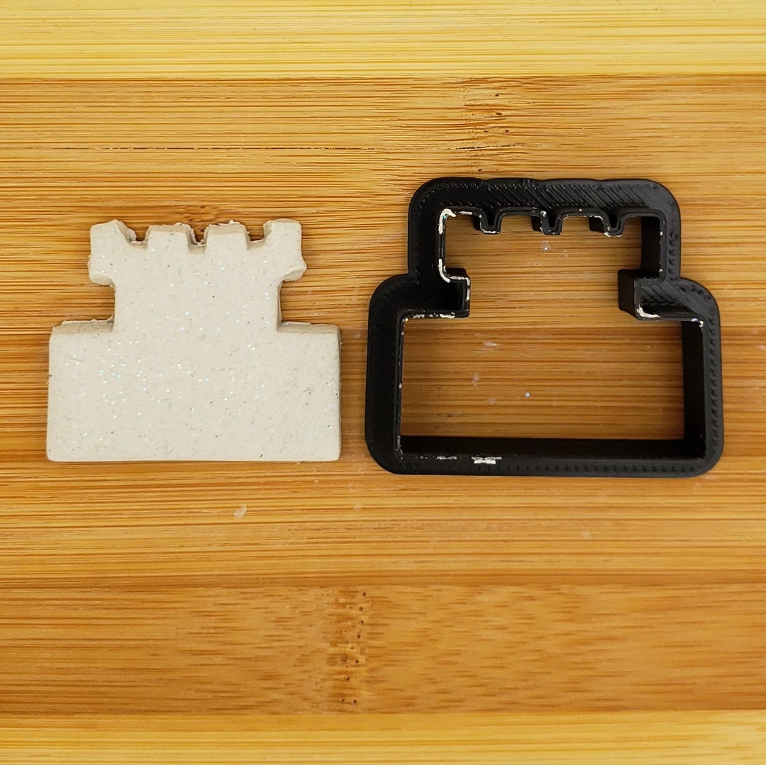 Sand Castle Shaped Plastic Cookie Cutter - Polymer Clay Cutter ...