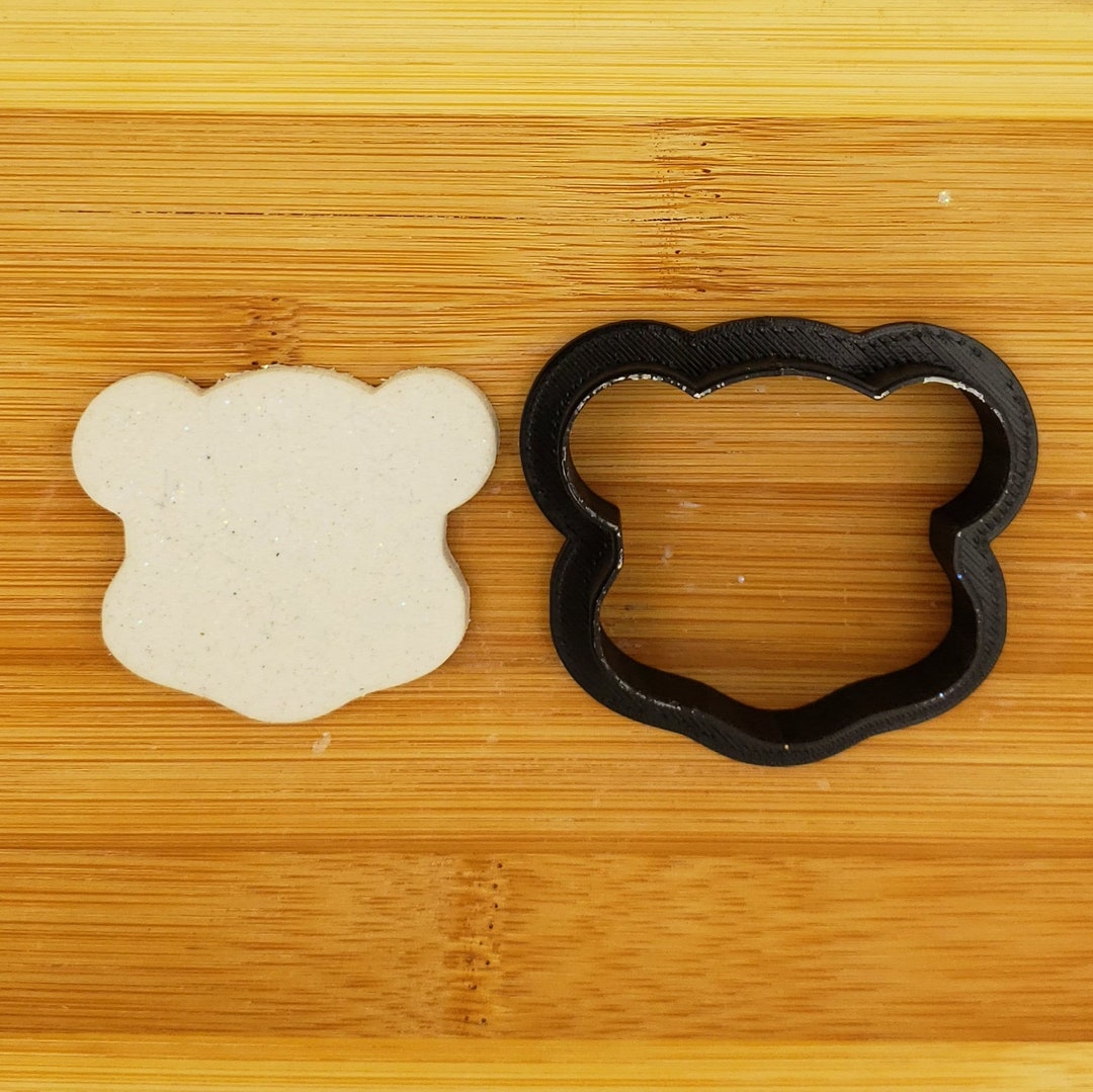 Teddy Bear Head Shaped Plastic Cookie Cutter - Teddy Bear Face Shape ...