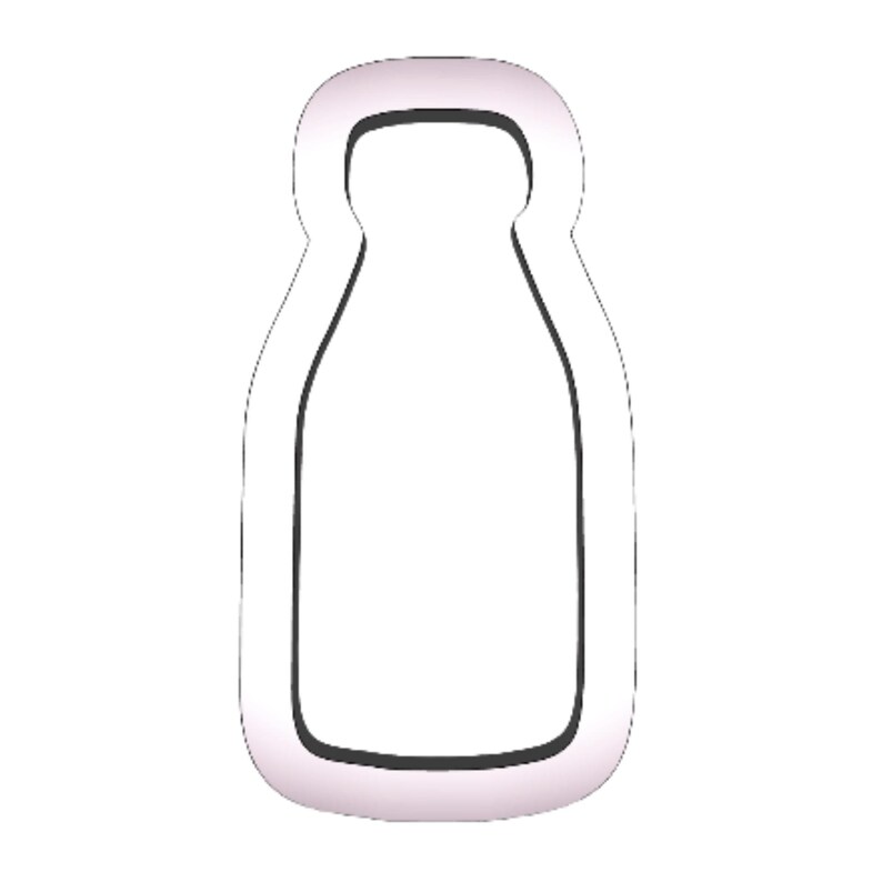 Milk Bottle Shaped Cookie Cutter - Etsy