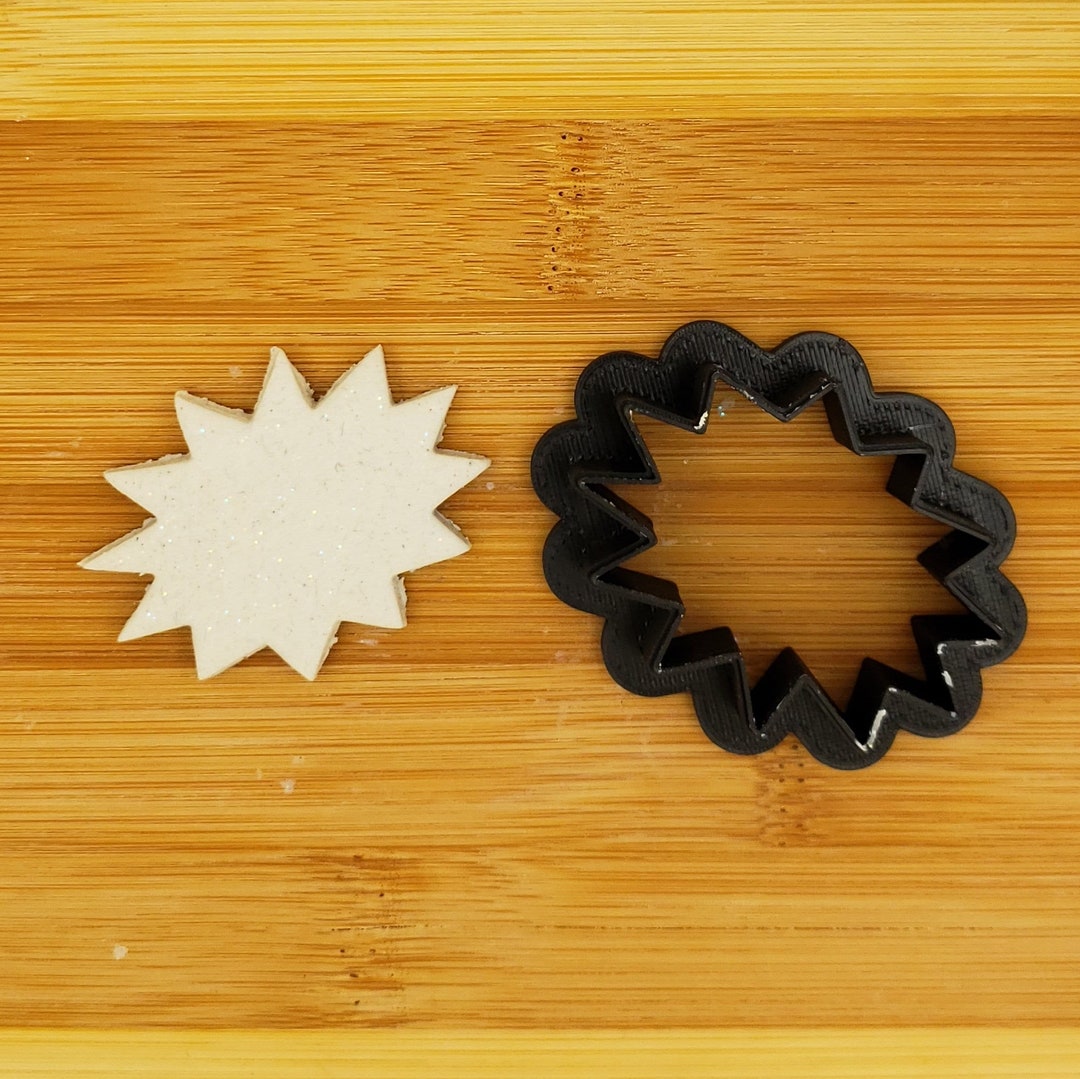 Kapow Shaped Plastic Cookie Cutter - Polymer Clay Cutter - Fondant ...