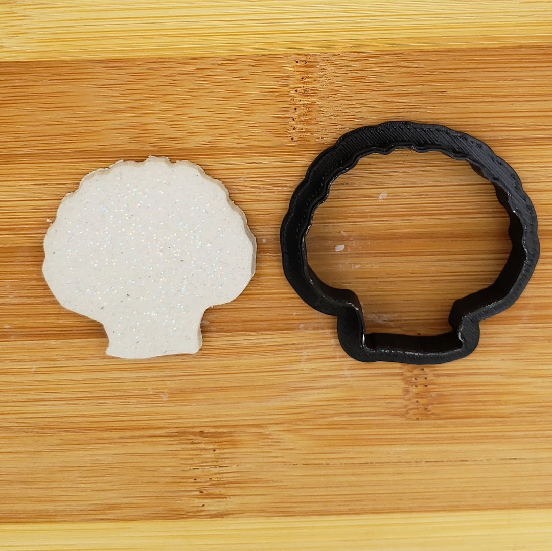 Seashell Shaped Plastic Cookie Cutter Polymer Clay Cutter Fondant ...