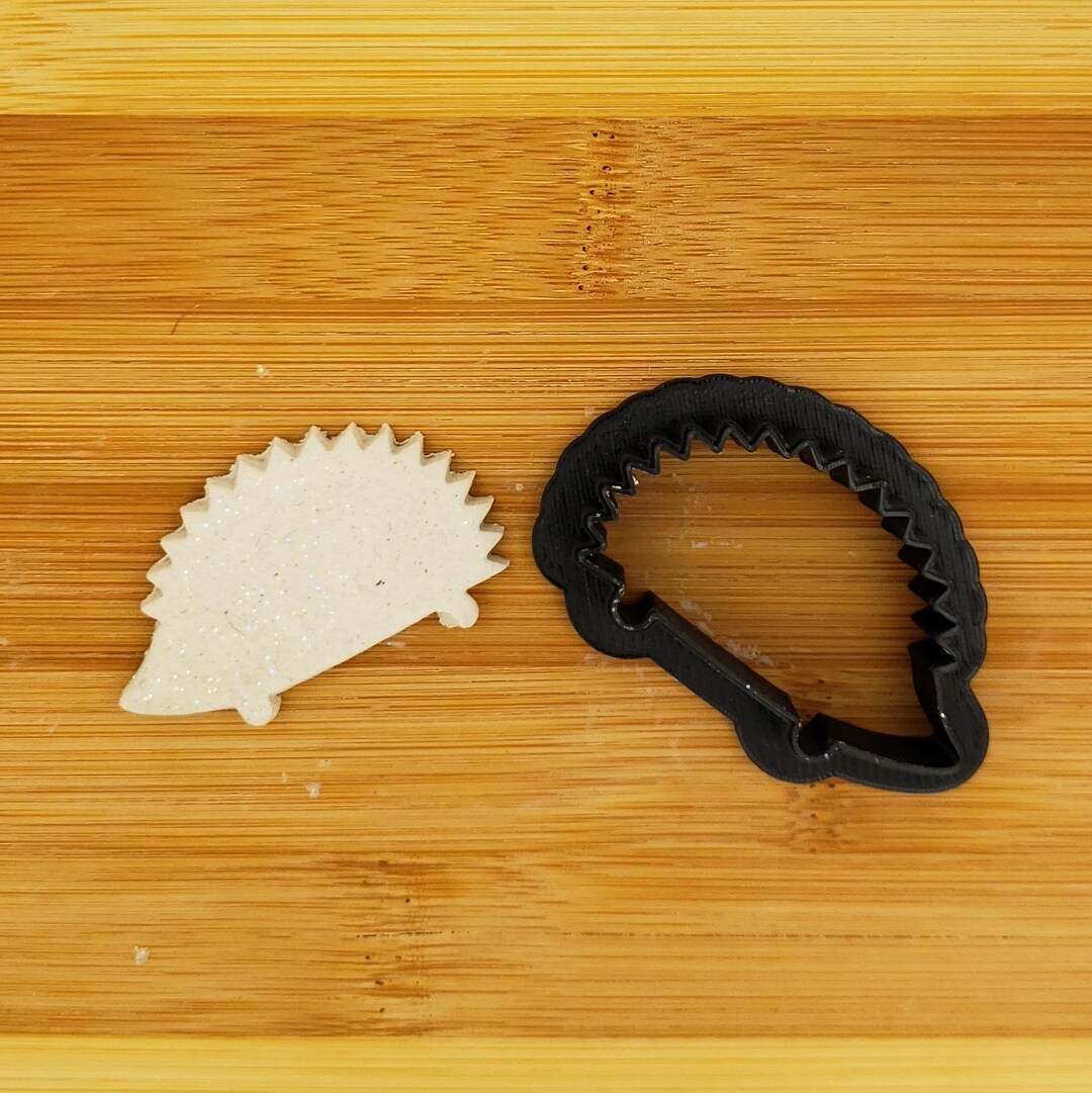 Hedgehog Shaped Plastic Cookie Cutter - Animal Shape Cookies - Polymer ...