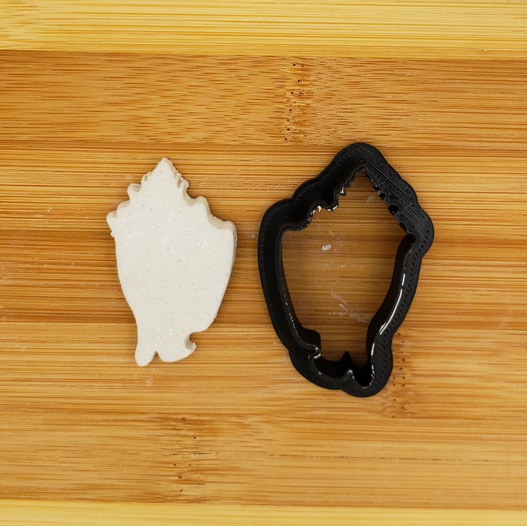 Conch Seashell Shaped Cookie Cutter Polymer Clay Cutter Fondant Cutter ...