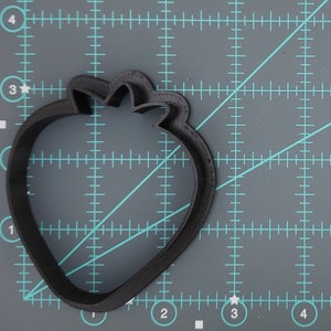 Strawberry Shaped Plastic Cookie Cutter - Polymer Clay Cutter - Fondant ...