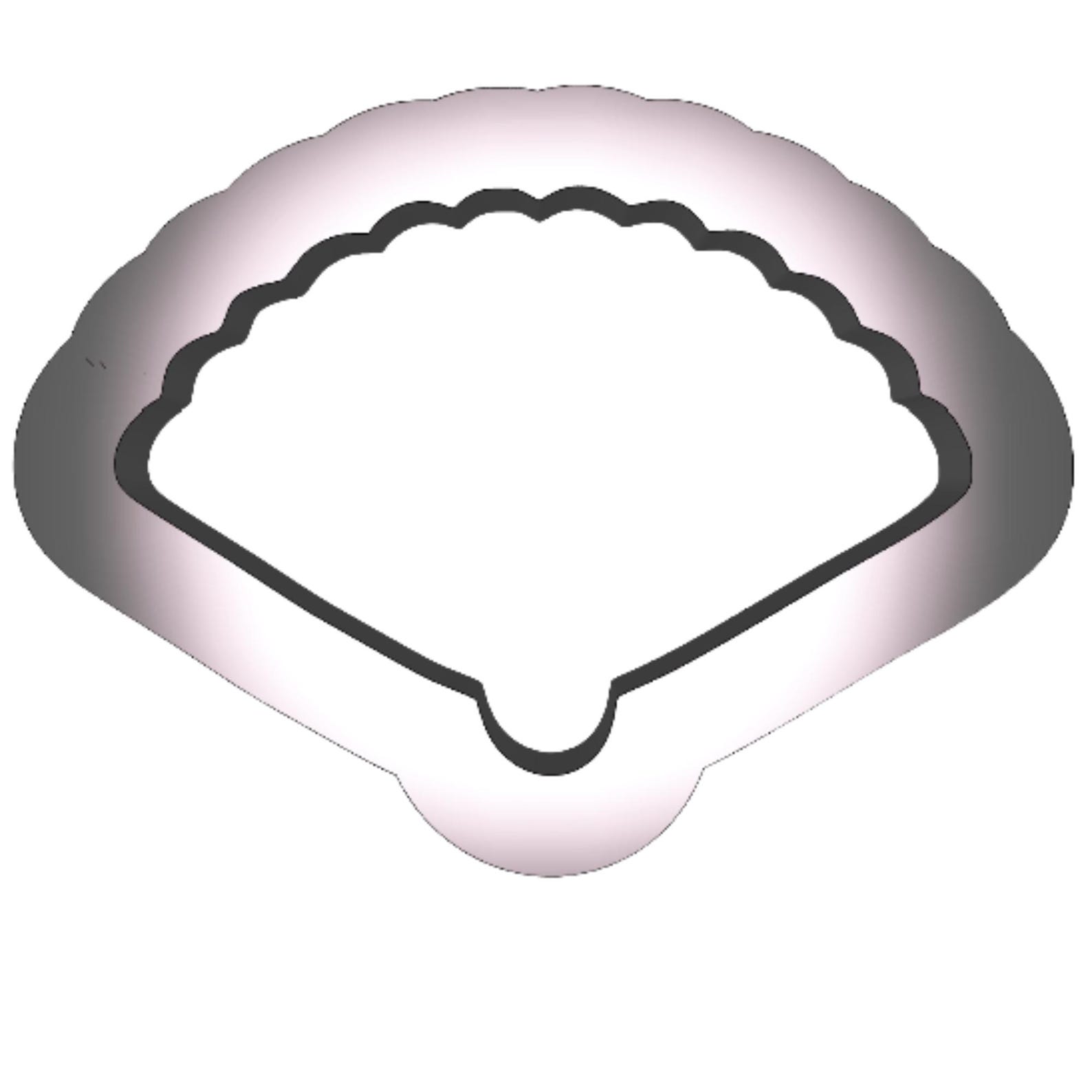 Japanese Fan Shaped Plastic Cookie Cutter - Polymer Clay Cutter ...