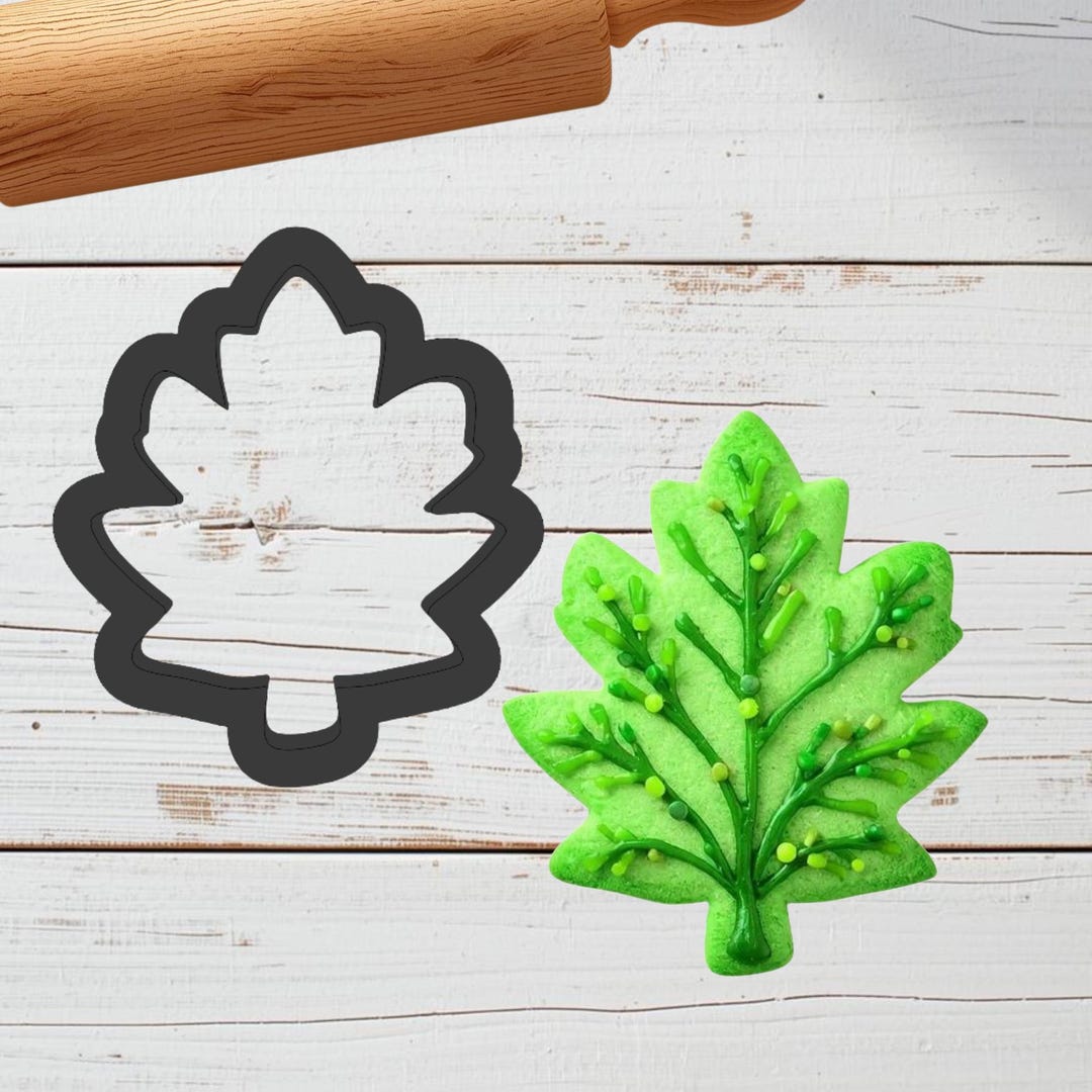 Oak Leaf Shaped Cookie Cutter - Etsy