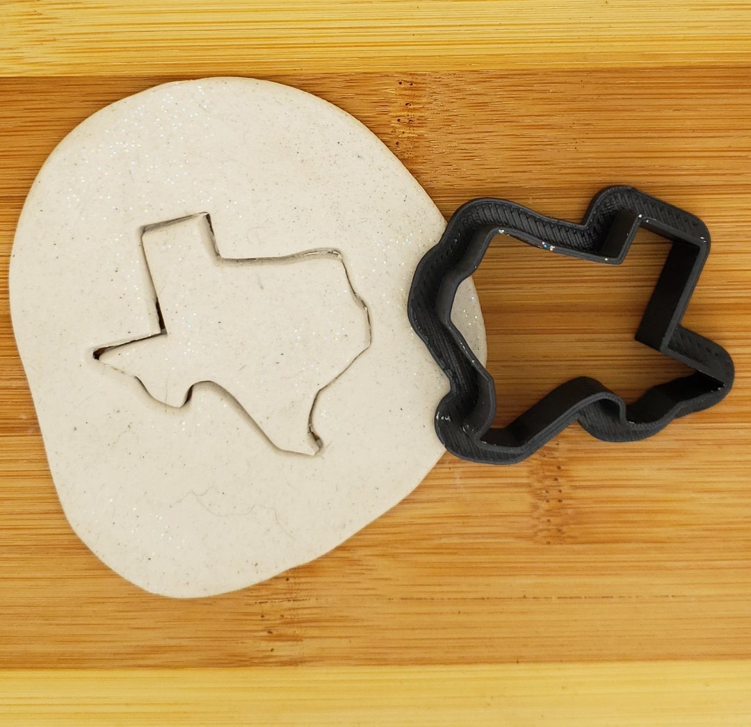 State of Texas Shaped Plastic Cookie Cutter - United States Cookie ...
