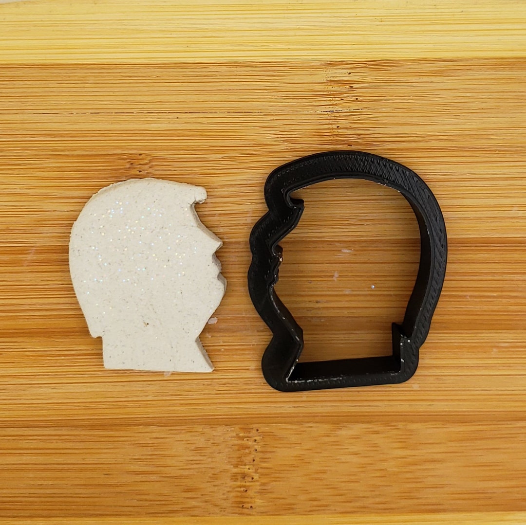 Donald Trump Head Shaped Plastic Cookie Cutter - Polymer Clay Cutter ...