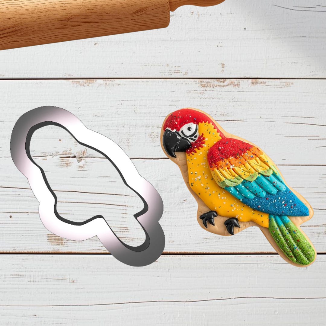 Parrot Shaped Cookie Cutter - Etsy