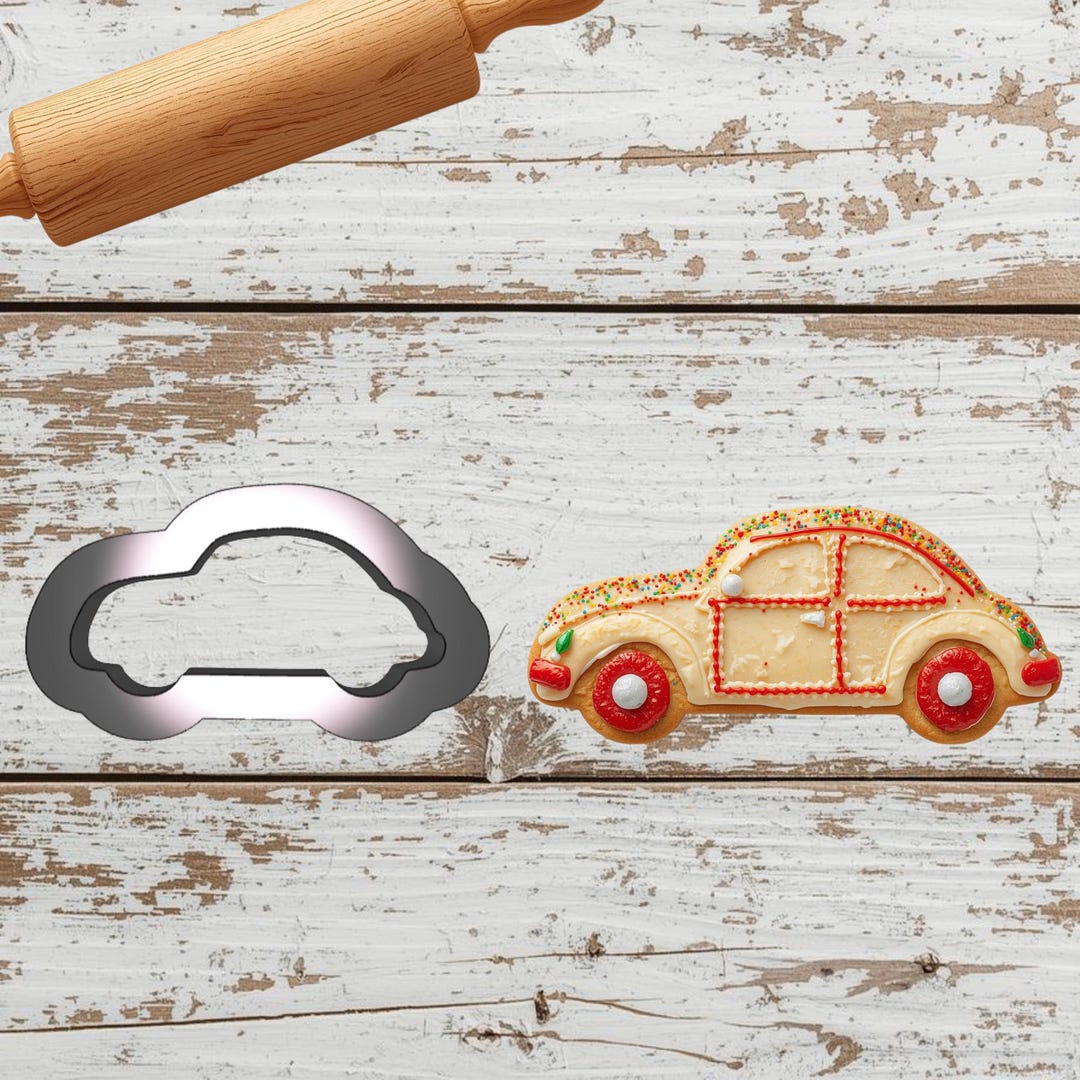 Volkswagen Beetle Shaped Cookie Cutter - Etsy