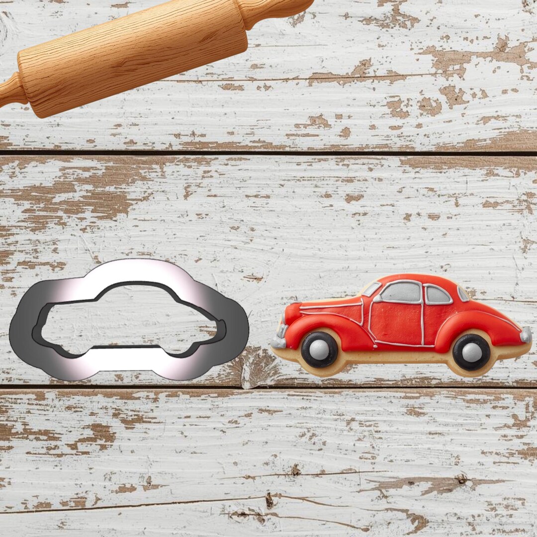 Classic Car Shaped Cookie Cutter - Etsy
