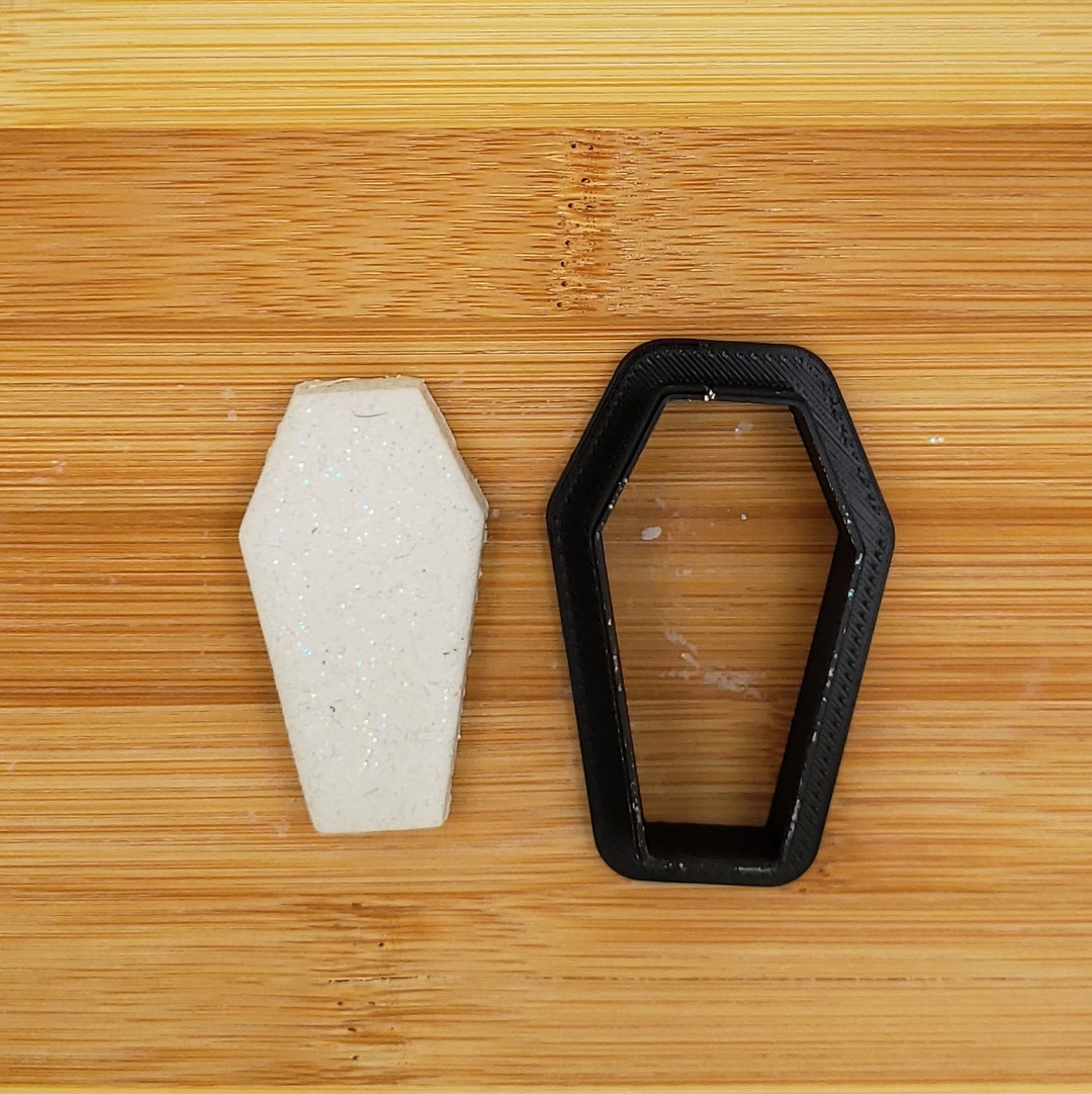 Coffin Shaped Plastic Shaped Cookie Cutter Polymer Clay Cutter Fondant ...