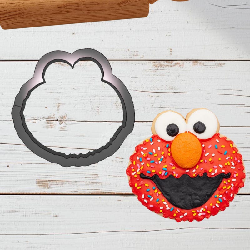 Elmo Street Cookie Cutter - Etsy
