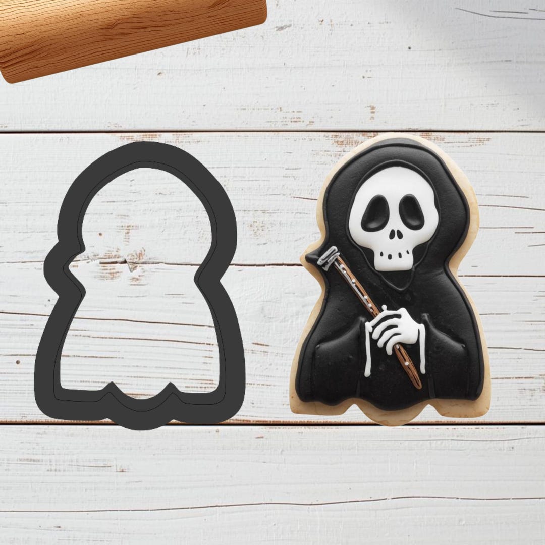 Grim Reaper Shaped Cookie Cutter - Etsy