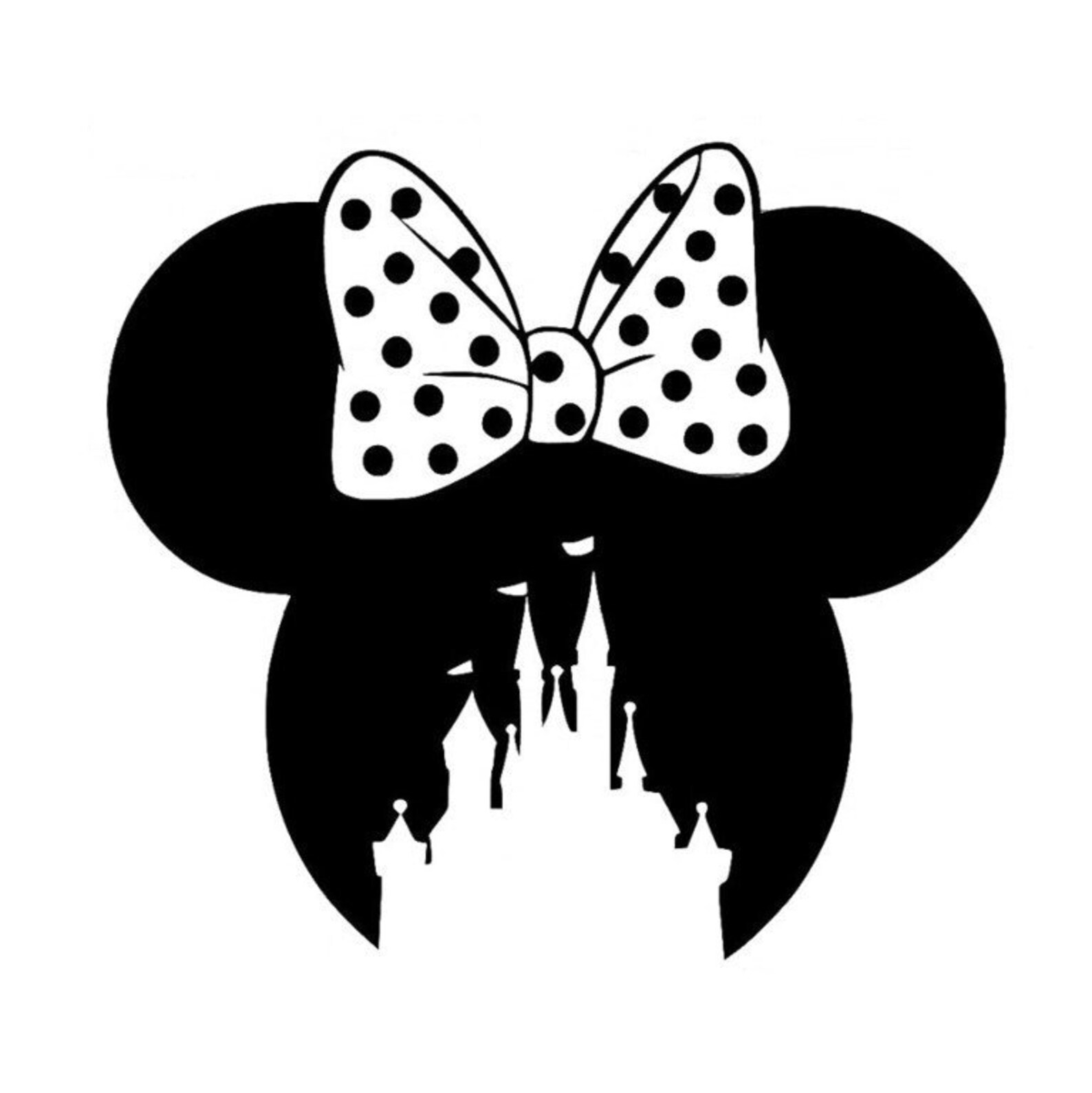 Minnie Castle Digital Download Used for Any Program, Cricuit, Photoshop ...