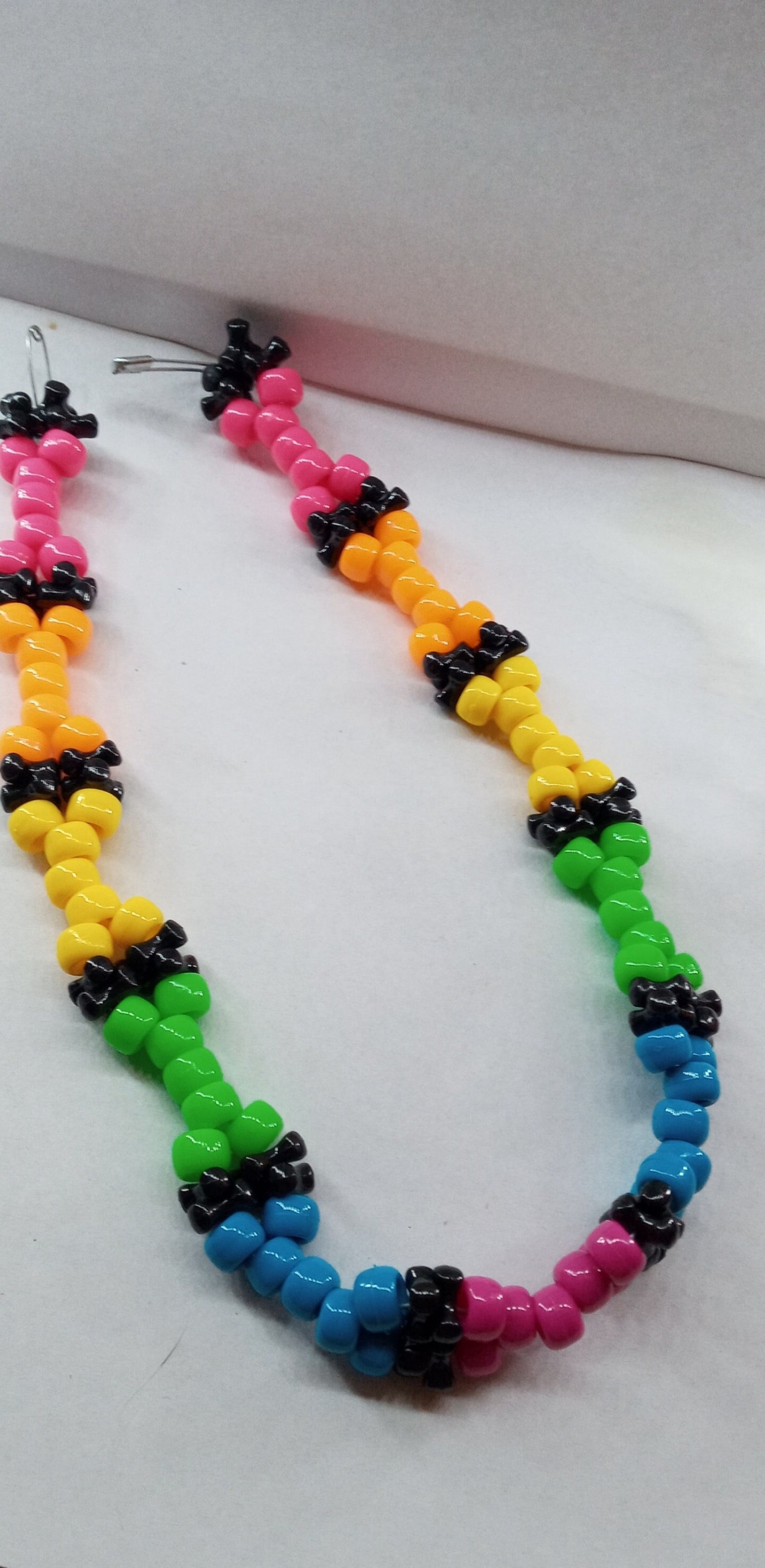 Kandi Rainbow Bone Chain - Etsy