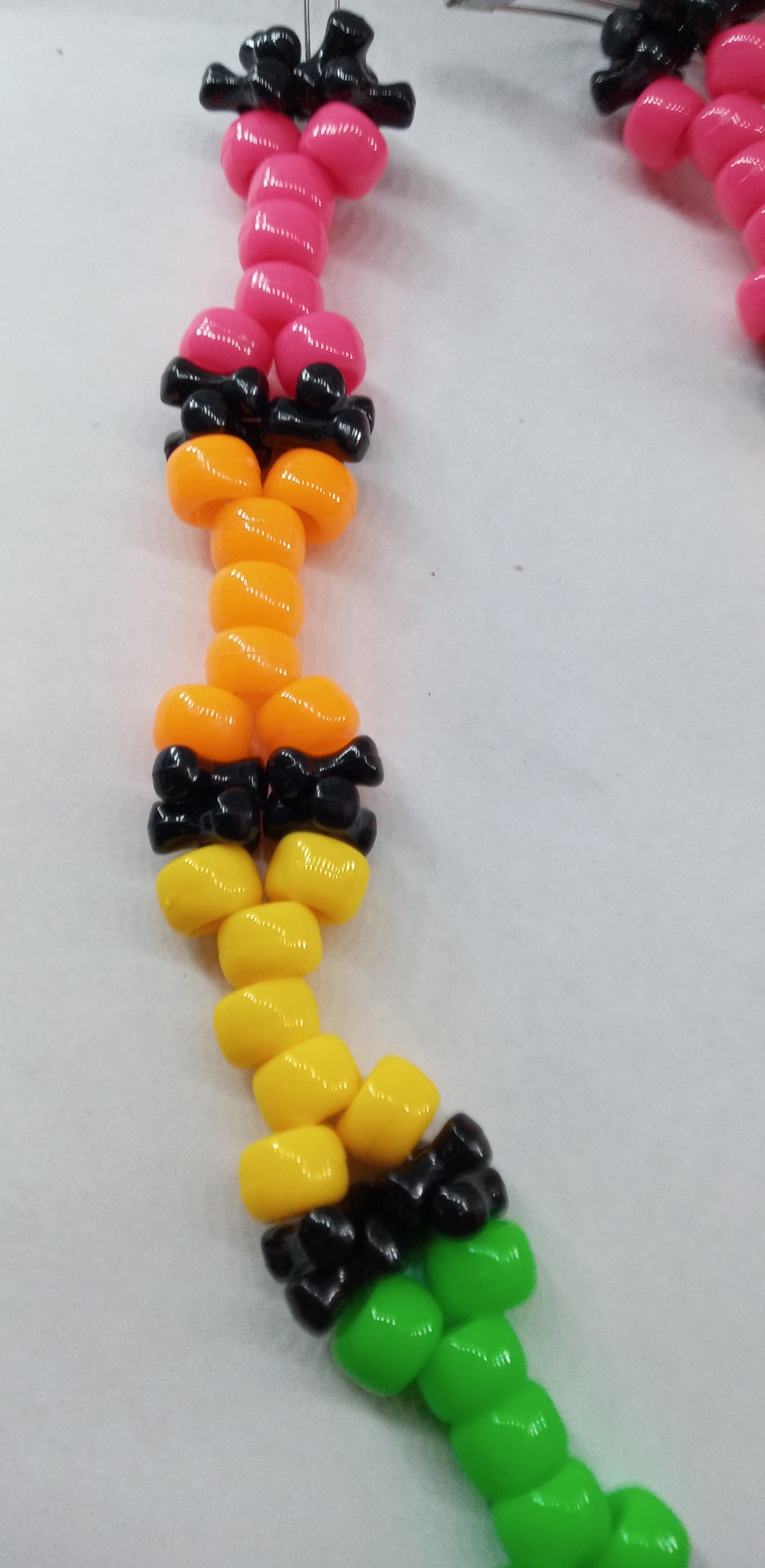 Kandi Rainbow Bone Chain - Etsy