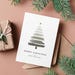 Printable Christmas Card - Modern Tree Design (digital Download) - Etsy
