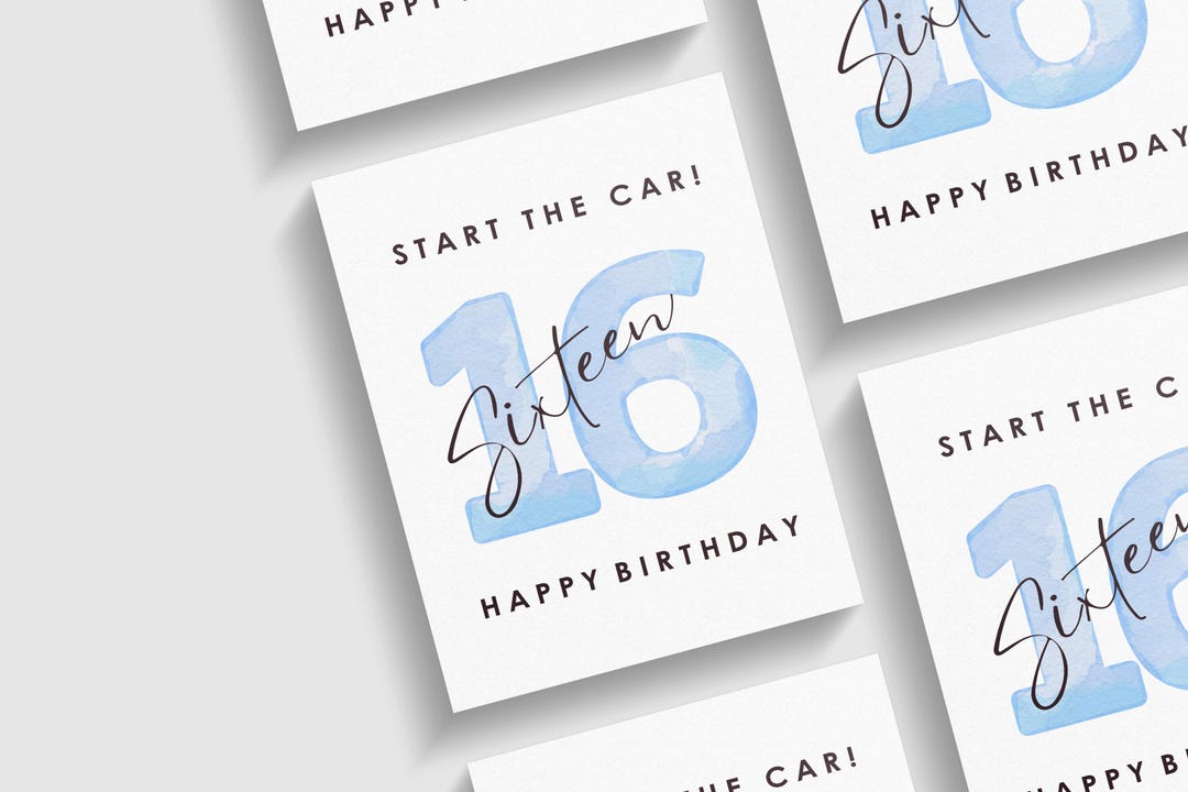 16th Birthday Card for Son, Double Digits Birthday Card for Nephew ...