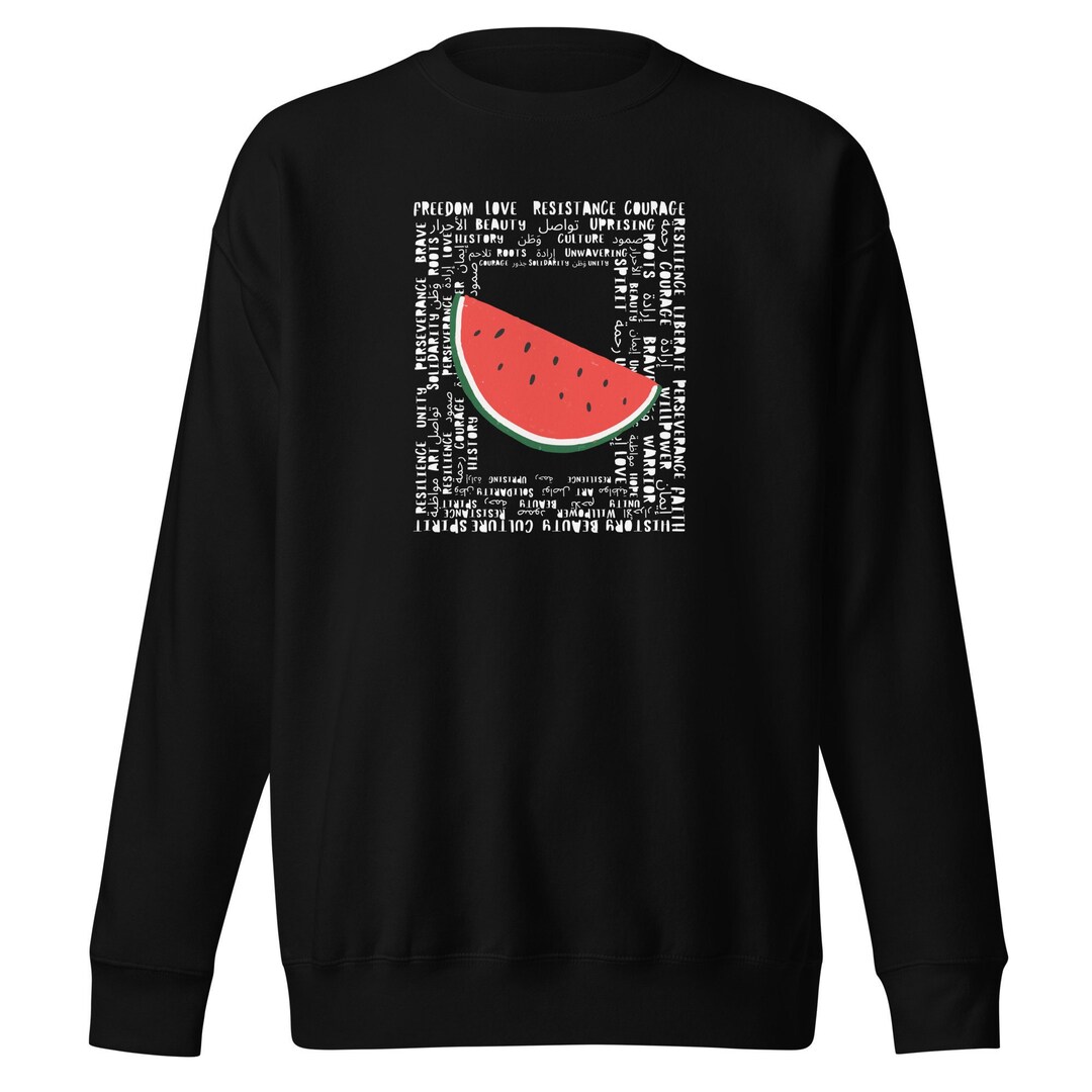 Freedom Watermelon Crewneck Freedom Melon Sweatshirt Free Palestine ...