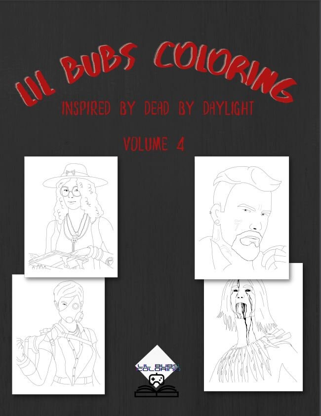 Adult Coloring Book Inspired by Your Favorite Game, Dead by Daylight ...