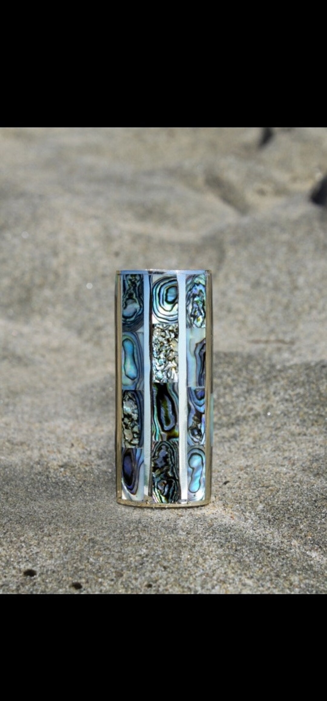 Handmade Vintage Abalone Shell Lighter Case One Size Fits Standard ...